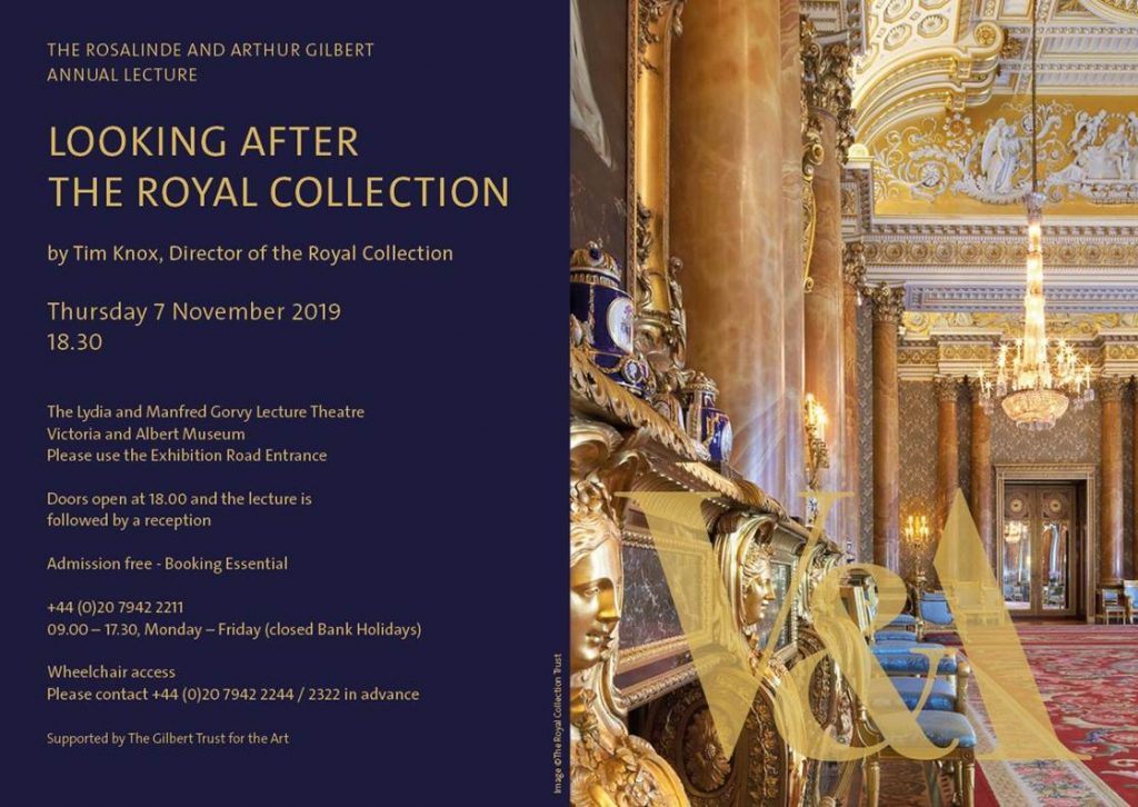 Annual Lecture: Looking after the Royal Collection (London, 7 November ...
